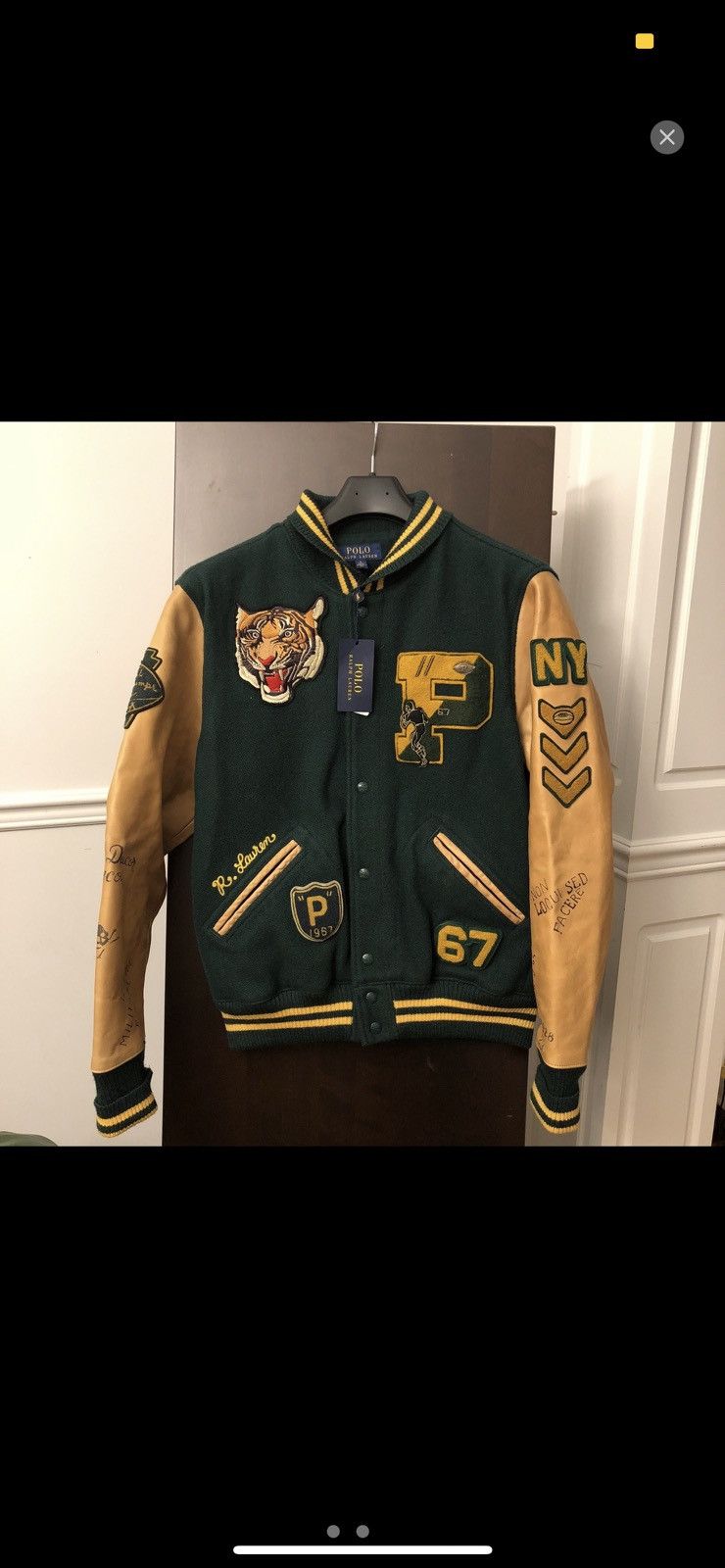 Polo Ralph Lauren Tiger varsity Letterman Jacket | Grailed Polo Ralph Lauren Tiger varsity Letterman Jacket | Grailed