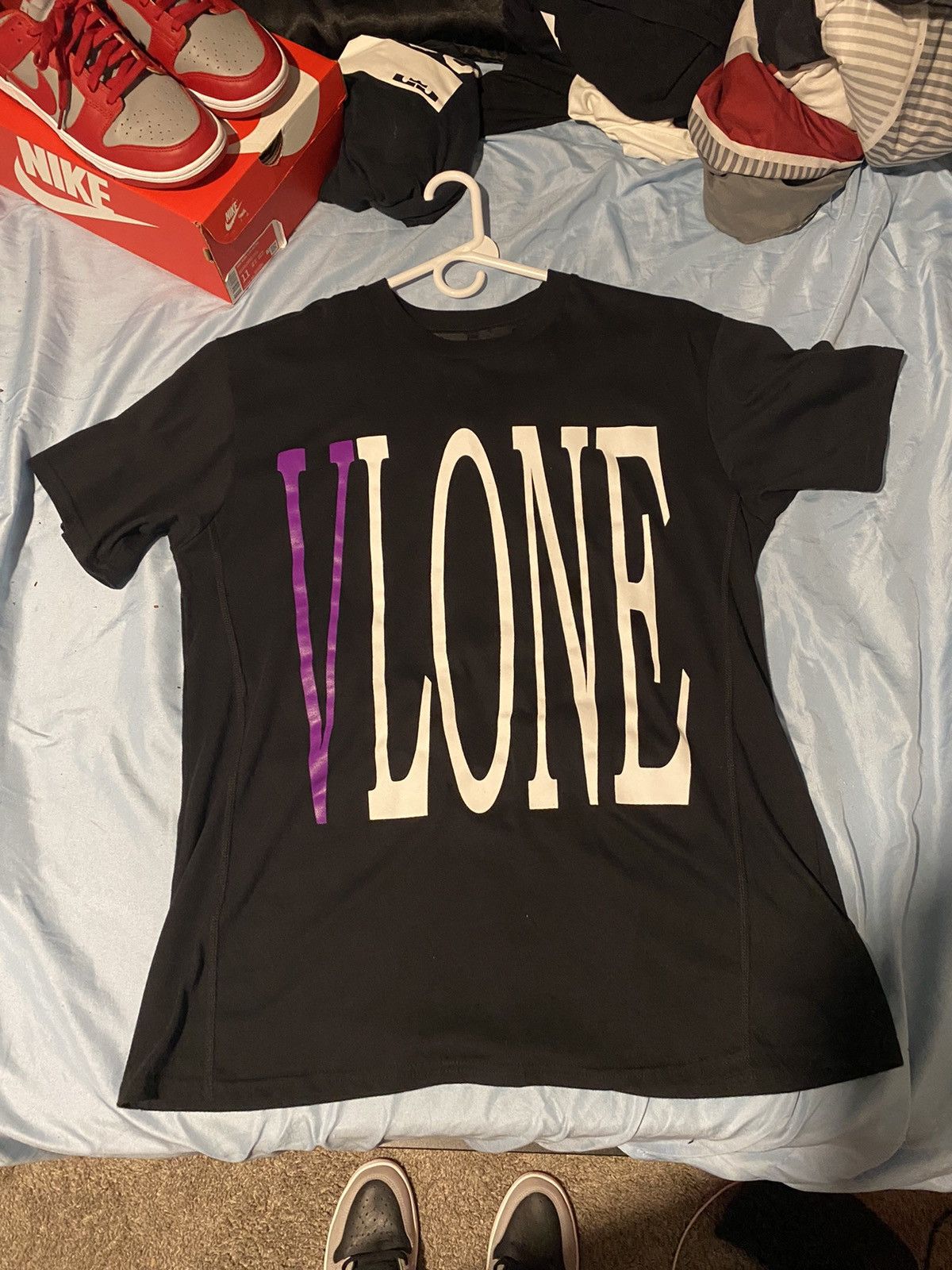 Streetwear × Vlone Purple Vlone Staple tee | Grailed