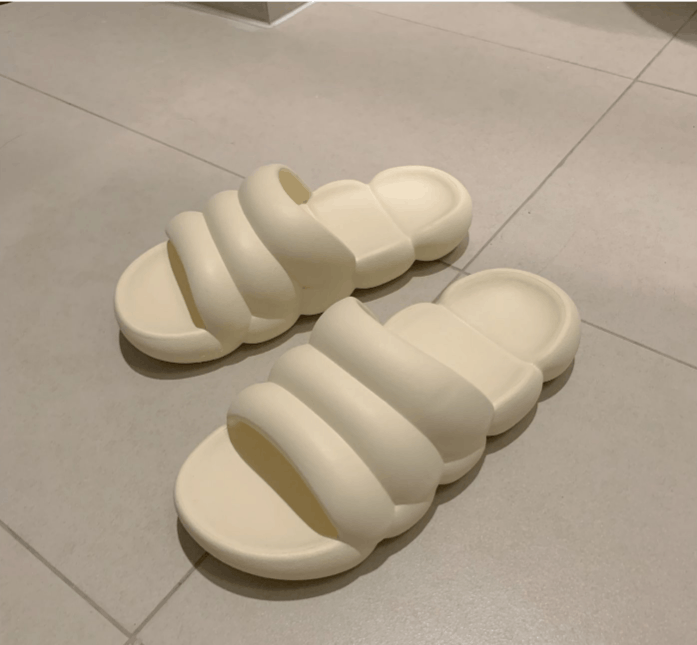 Japanese Brand New Puffer Sandal Slides | Grailed