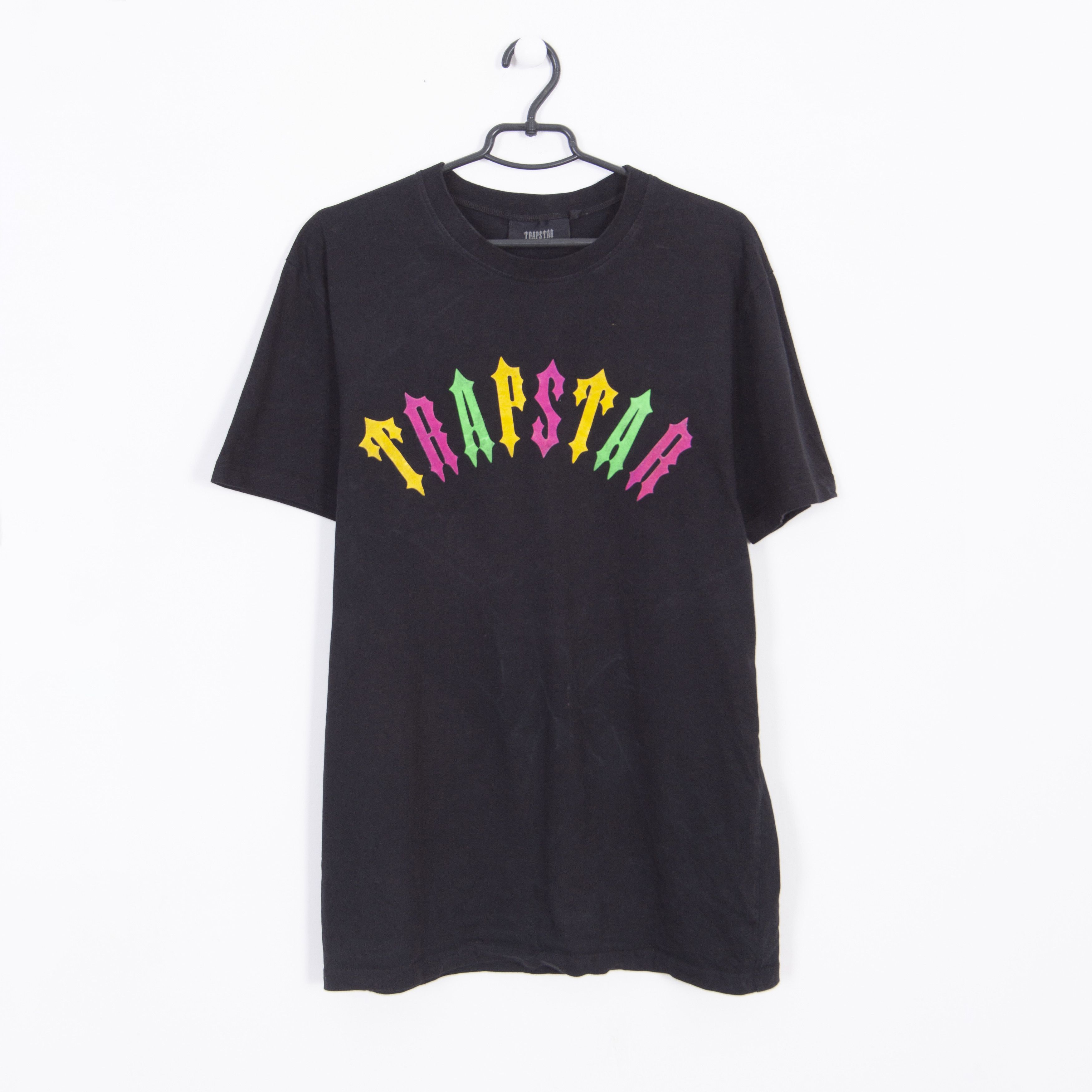 Trapstar London Trapstar London Black Multicolour Logo T-Shirt Tee ...