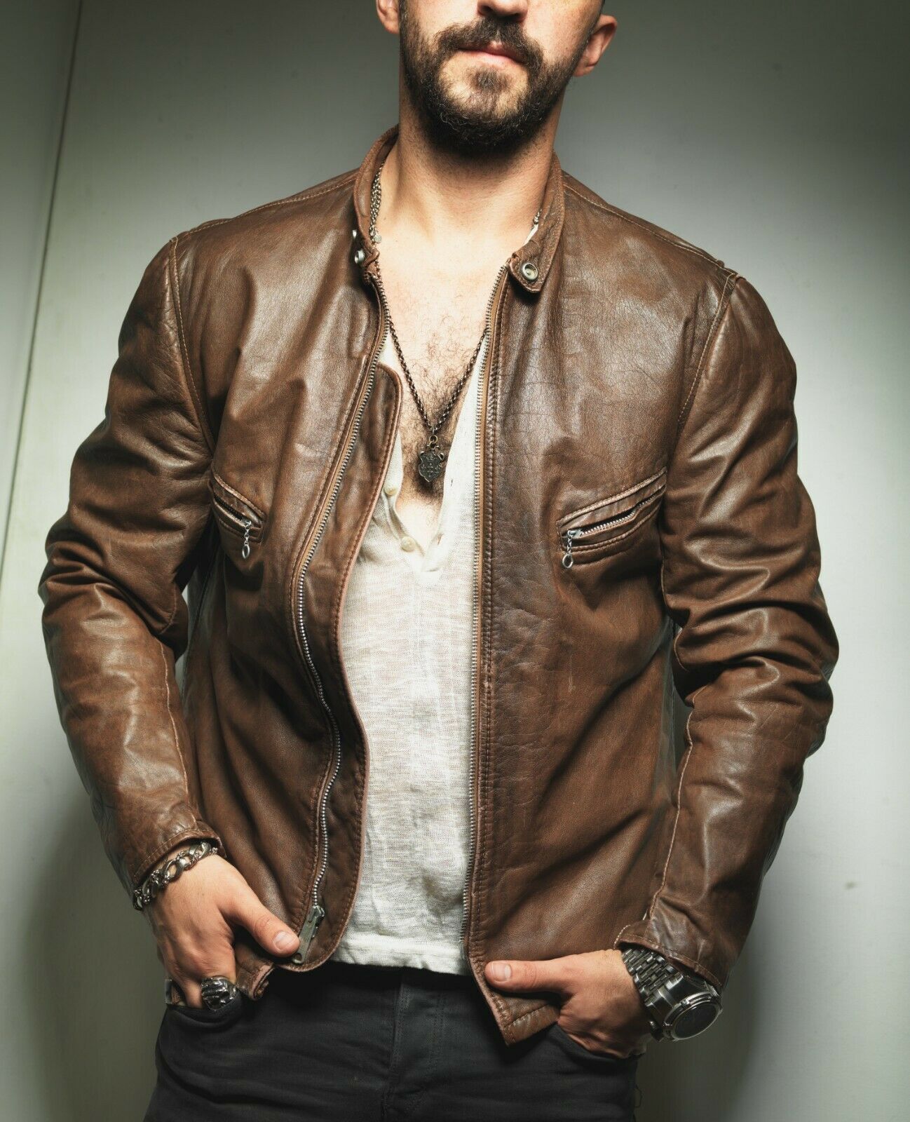 Schott 1960s Schott 654 cafe racer Steerhide Leather jacket biker | Grailed