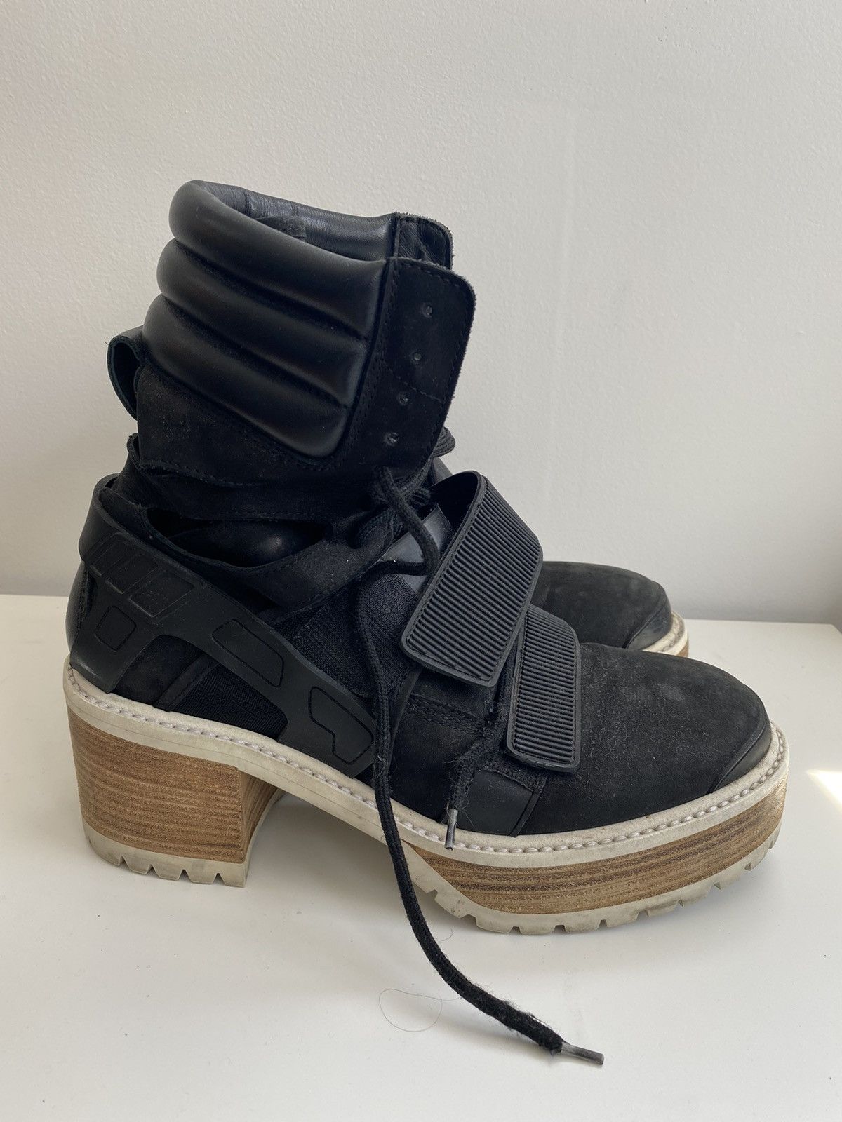 Hood By Air Hood by air forfex daddy heel boot | Grailed