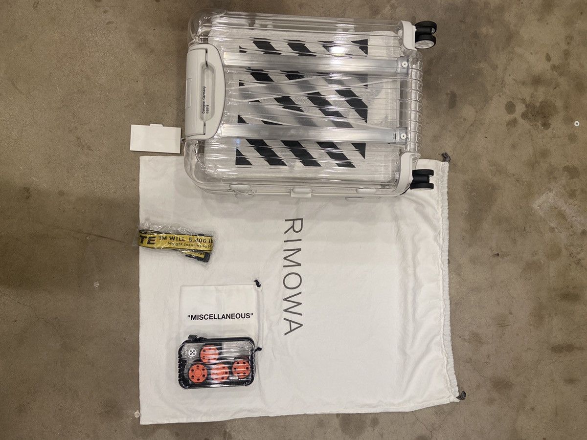 Off-White × Rimowa Off white x RIMOWA Clear Suit Case | Grailed
