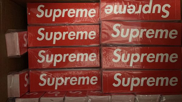 Supreme Supreme red box logo sticker | Grailed