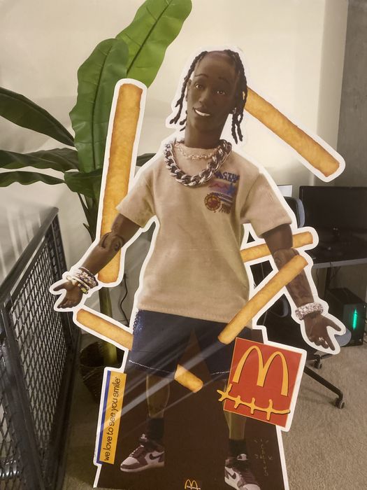 Travis Scott Travis Scott x McDonald’s Life Size Action Figure Cutout ...