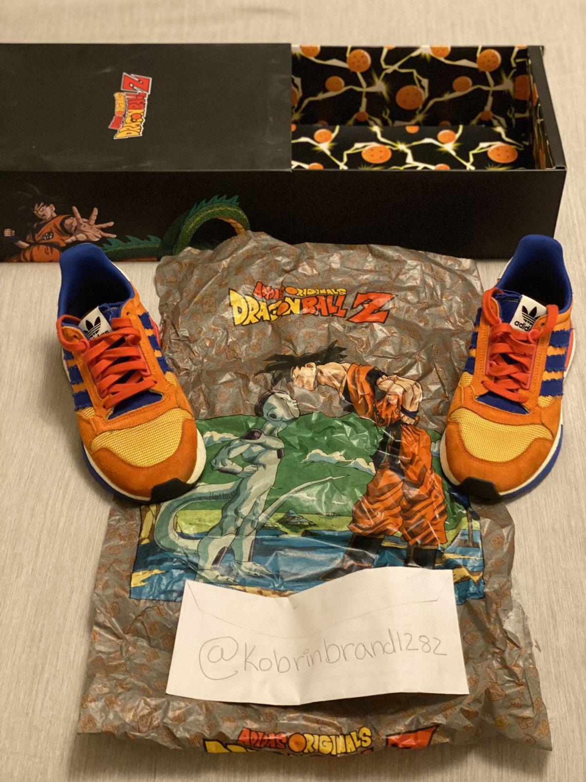Adidas ADIDAS ZX500 BOOST - “SON GOKU” Official DBZ COLLAB | Grailed