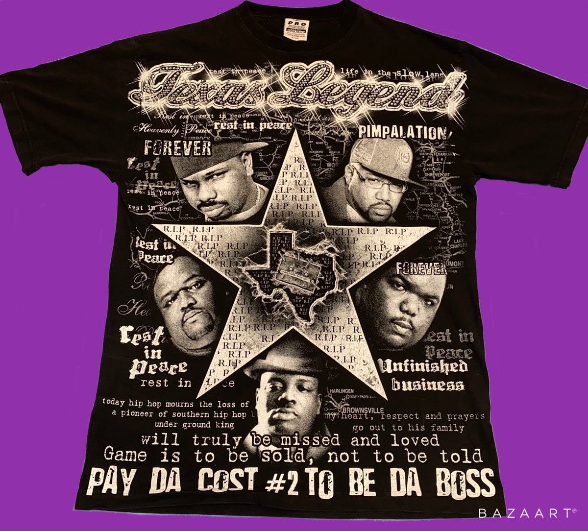 Vintage VINTAGE DJ Screw Shirt Pimp C Swisha House Rap Tee 90s | Grailed