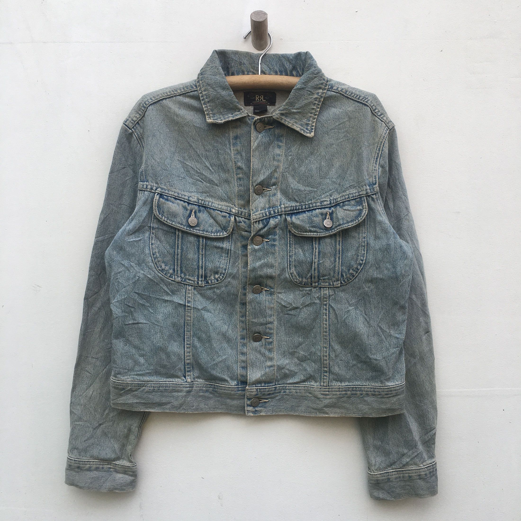 Luxury × RRL Ralph Lauren × Vintage Vintage Polo RRL Distressed Denim ...