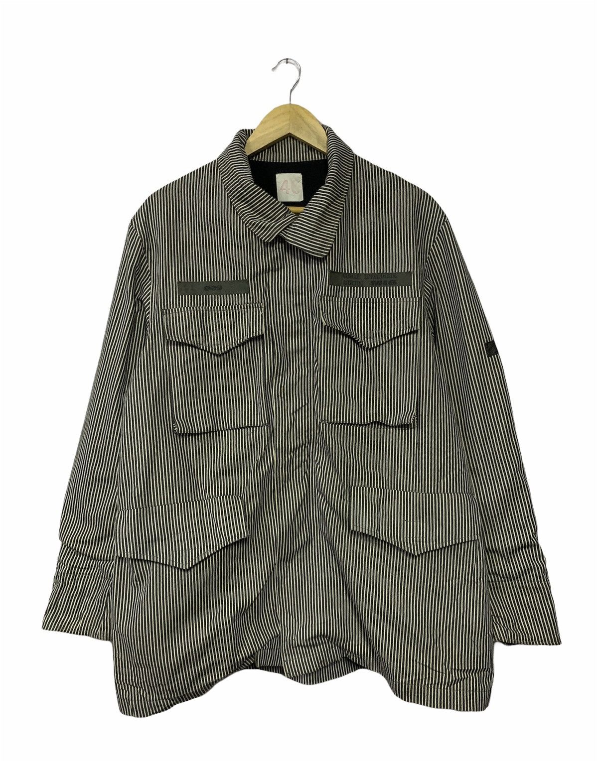 Vintage 🔥SECRET INTELLIGENCE SERVICE M16 HICKORY STRIPES WORKWEAR | Grailed