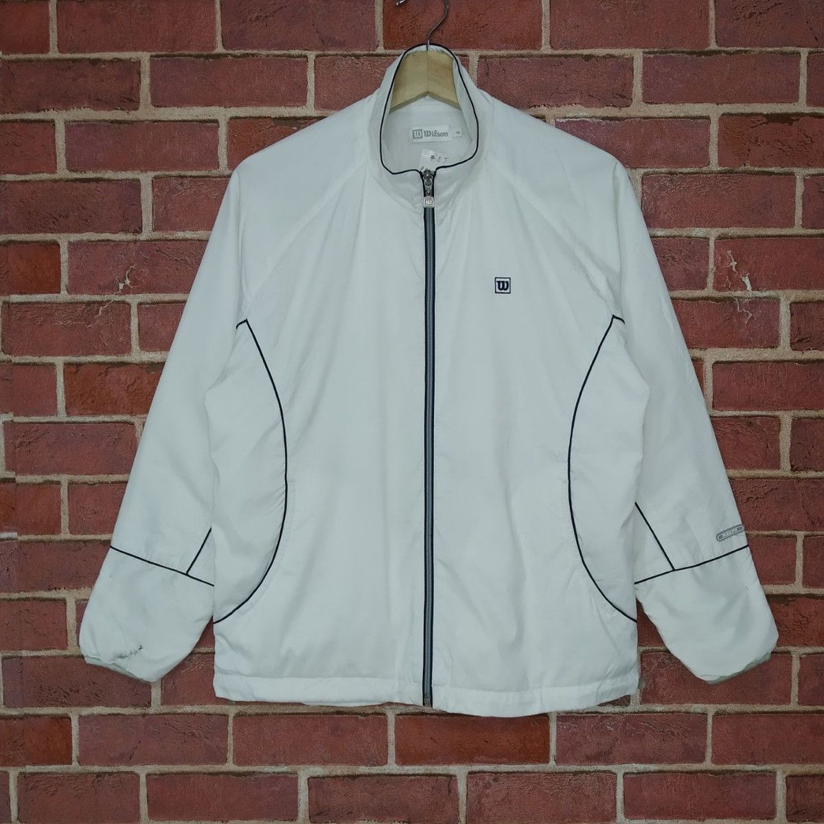 Vintage Vintage Wilson Light Jacket Small Logo Zipper Jacket | Grailed