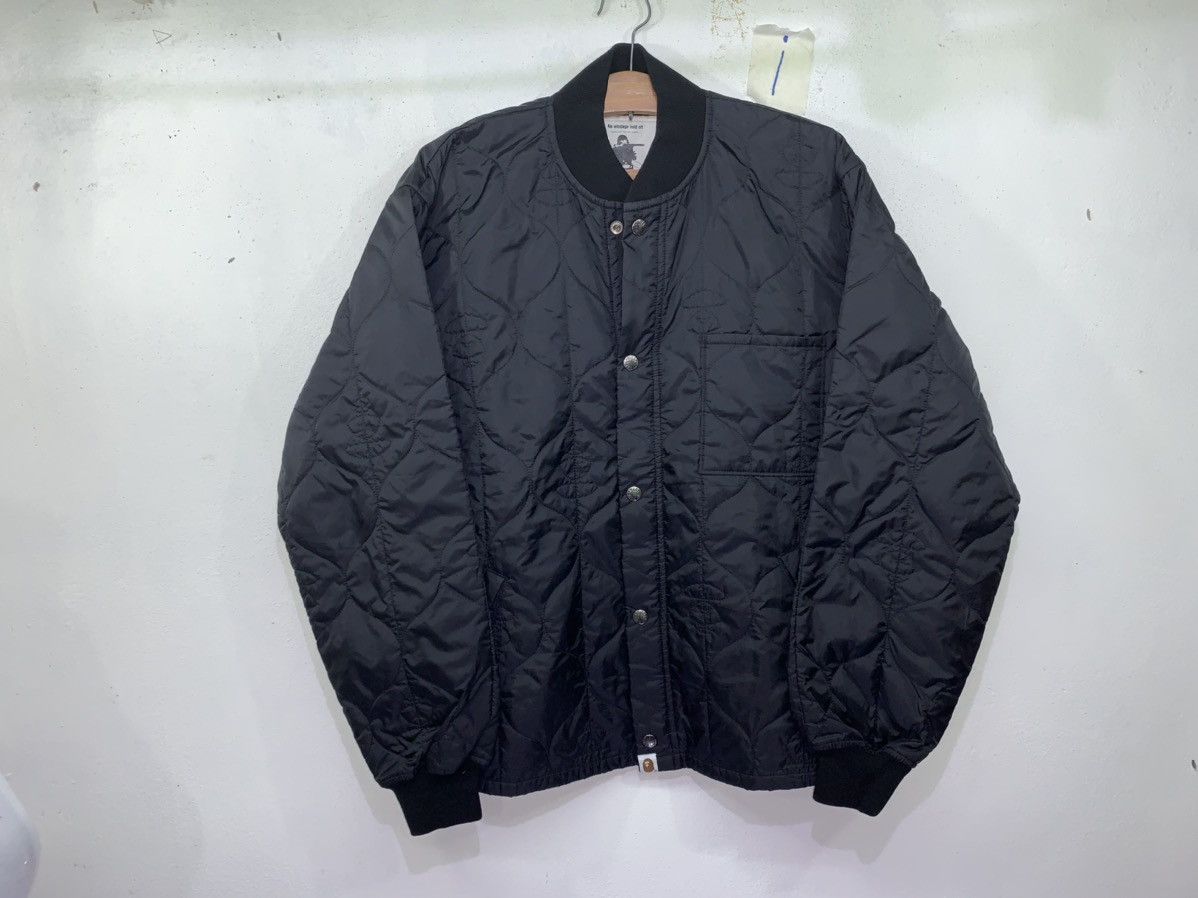 Bape Quilted Jacket | Grailed
