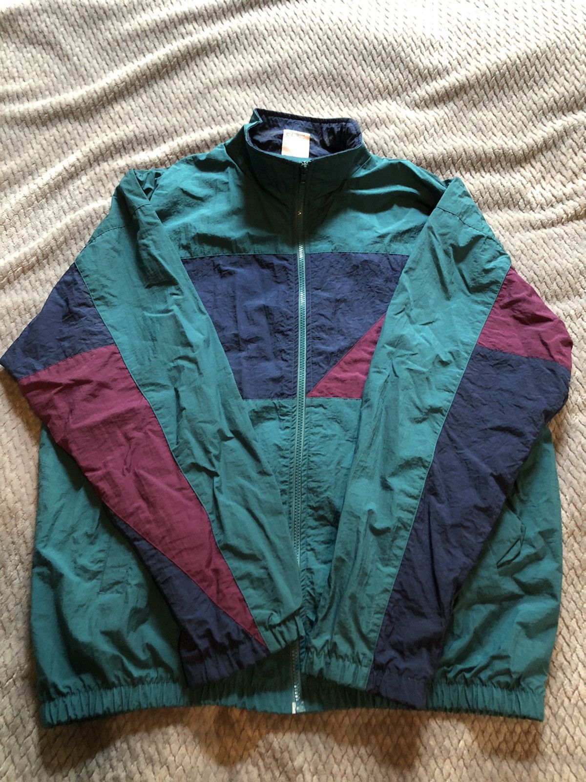 Vintage Vintage 80s teal wind breaker | Grailed