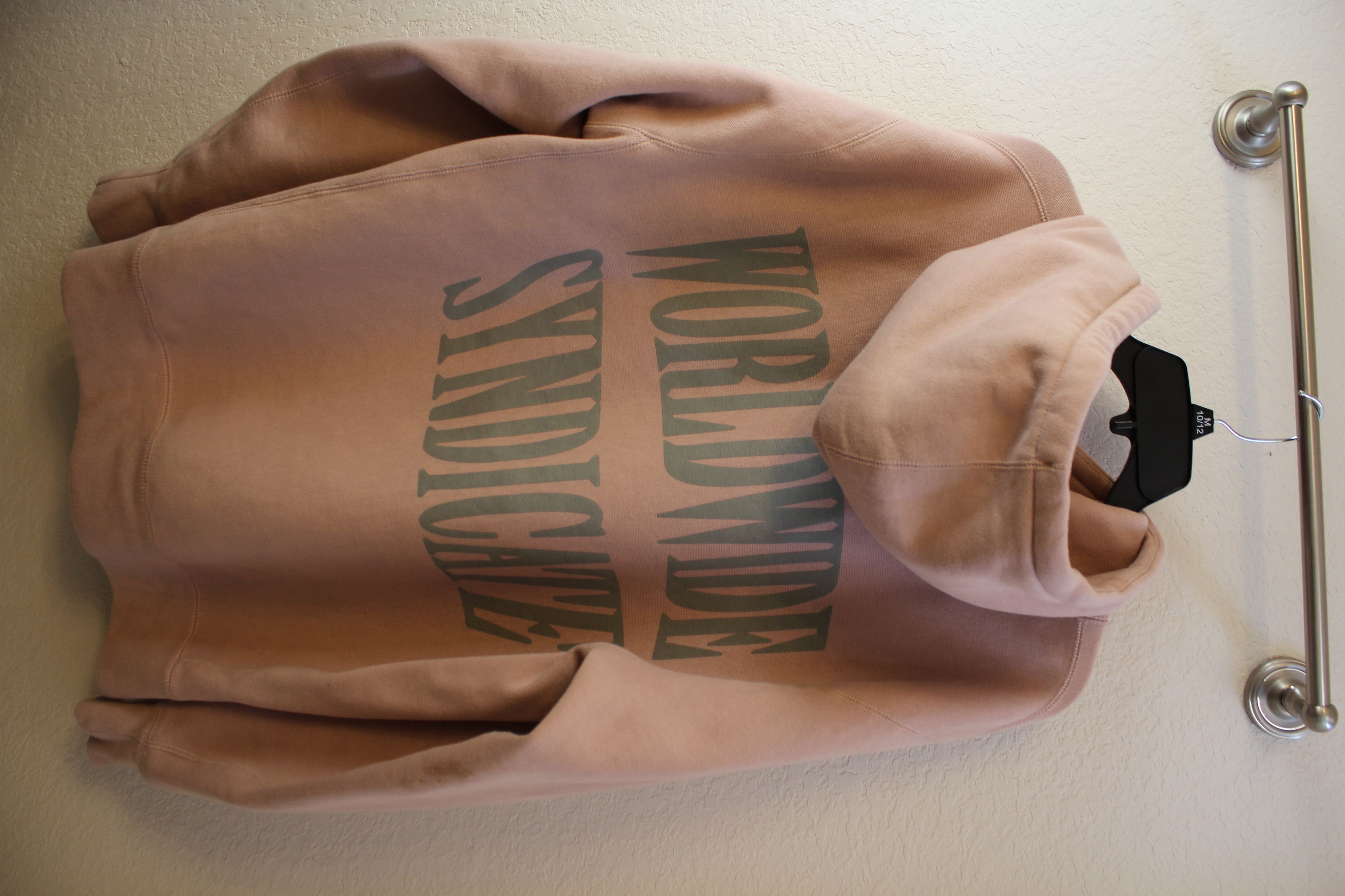 Erased Project SYNDICATE EMBROIDERED PREMIUM HOODIE - PINK | Grailed