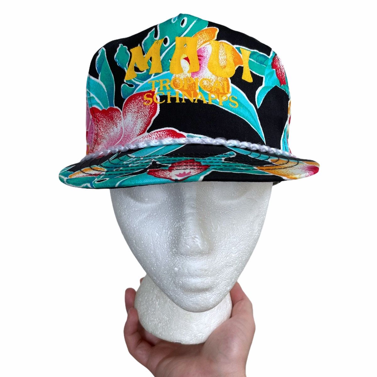 Vintage VTG San Sun Maui Tropical Schnapps Snapback Hat Hawaiian | Grailed