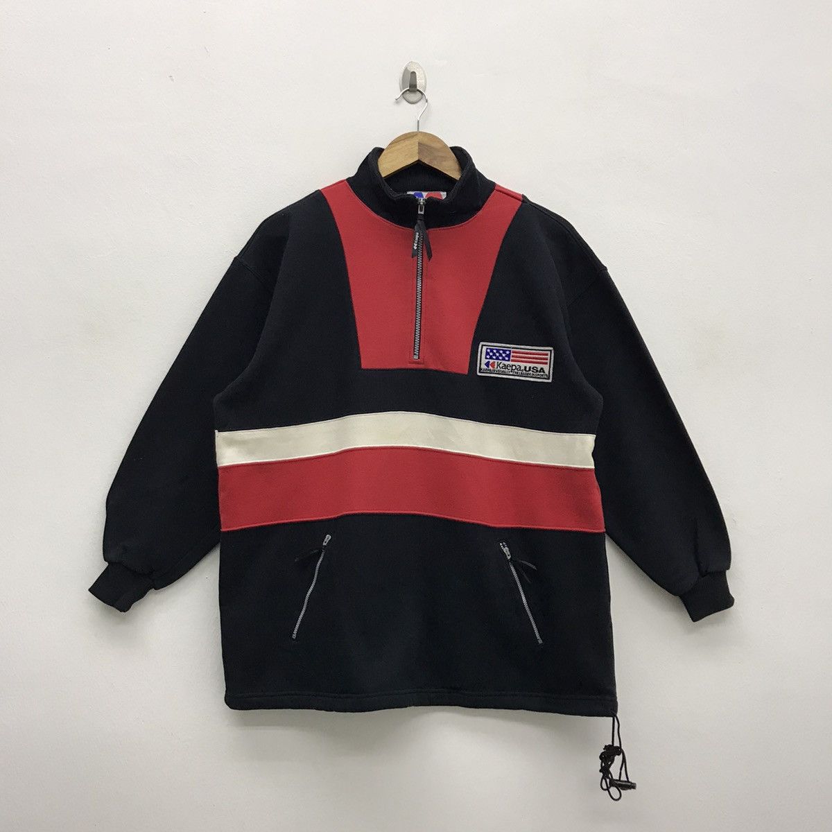 Japanese Brand × Vintage KAEPA Nice Design Half Zip Sweatshirt | Grailed