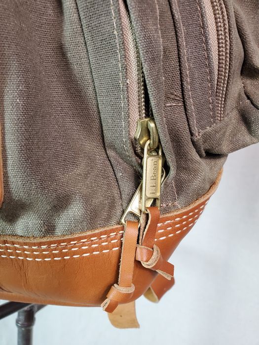 L.L. Bean L.L.Bean Waxed Canvas Backpack | Grailed