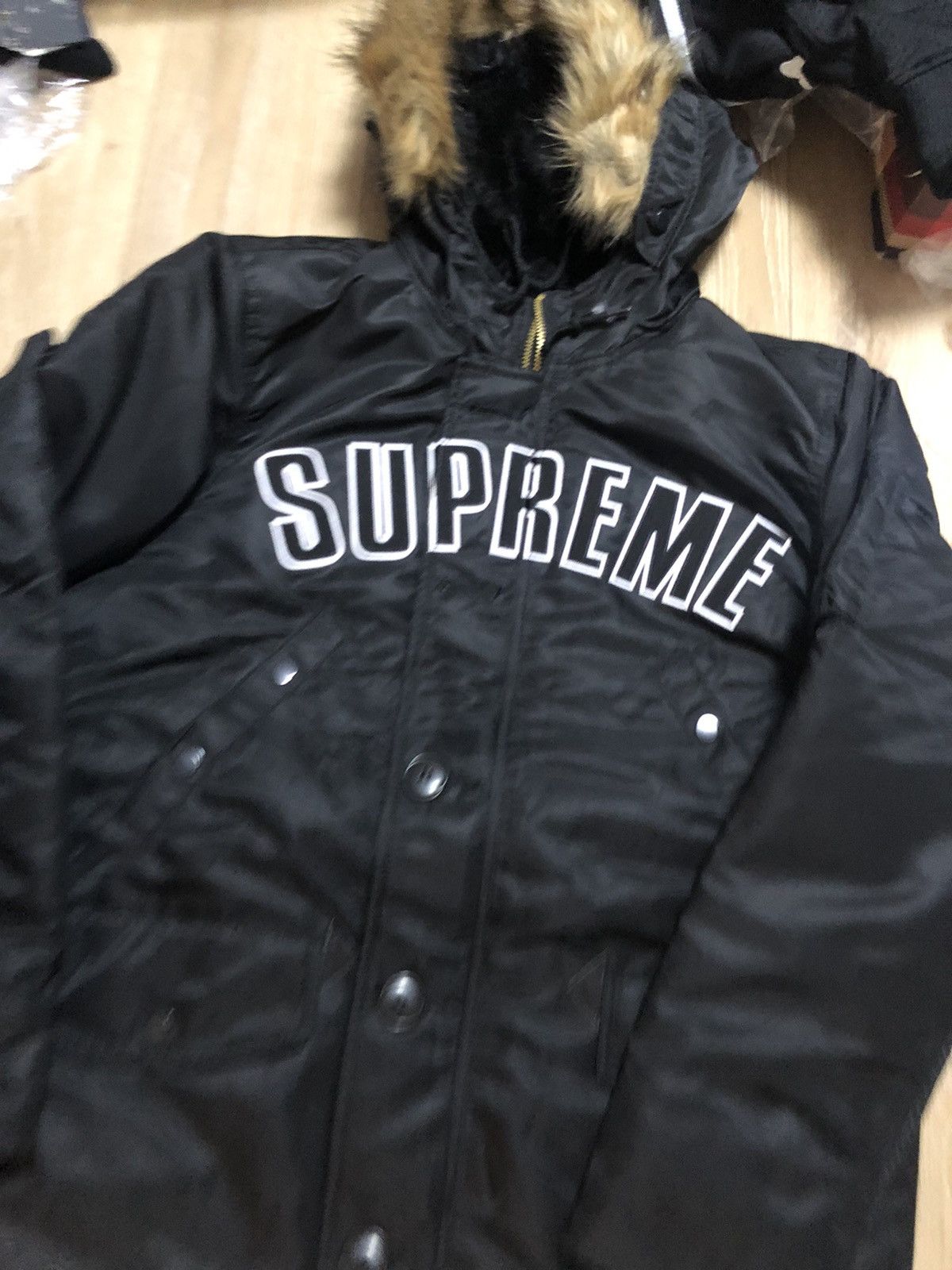 Supreme Supreme arc logo N3b parka | Grailed