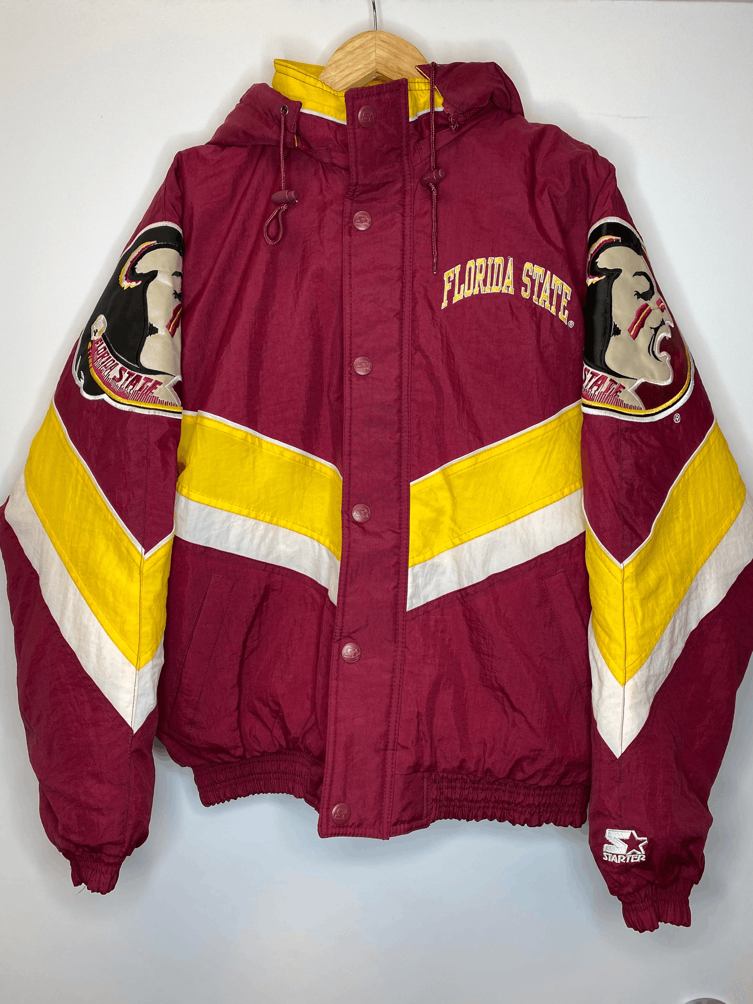 Starter × Vintage VINTAGE FLORIDA STATE PUFFER JACKET | Grailed