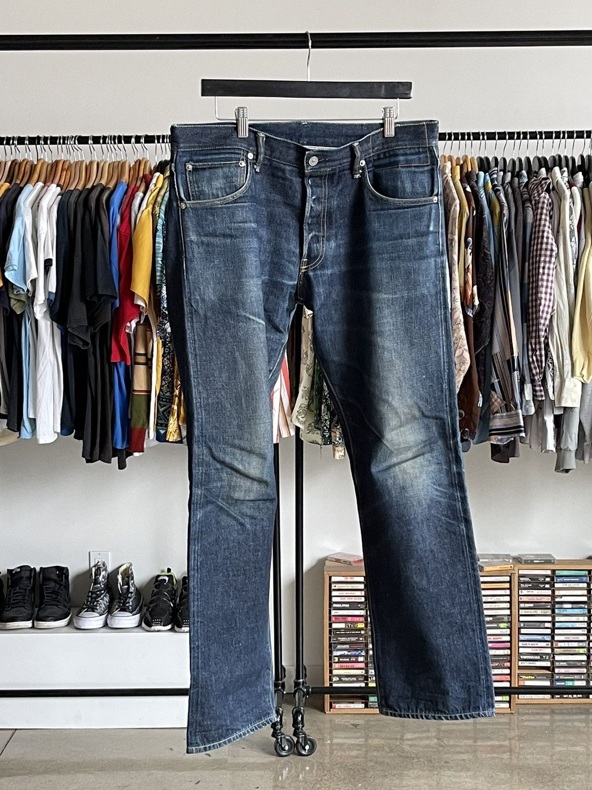 Visvim Visvim Social Sculpture Raw Selvedge Denim with Fades | Grailed