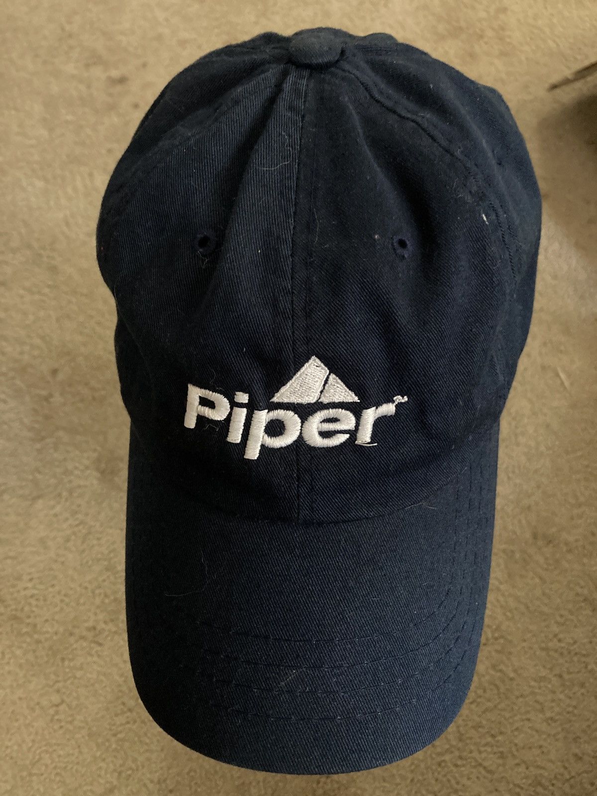 Vintage Piper KCAC aircraft airplane aviation golf trucker hat cap ...