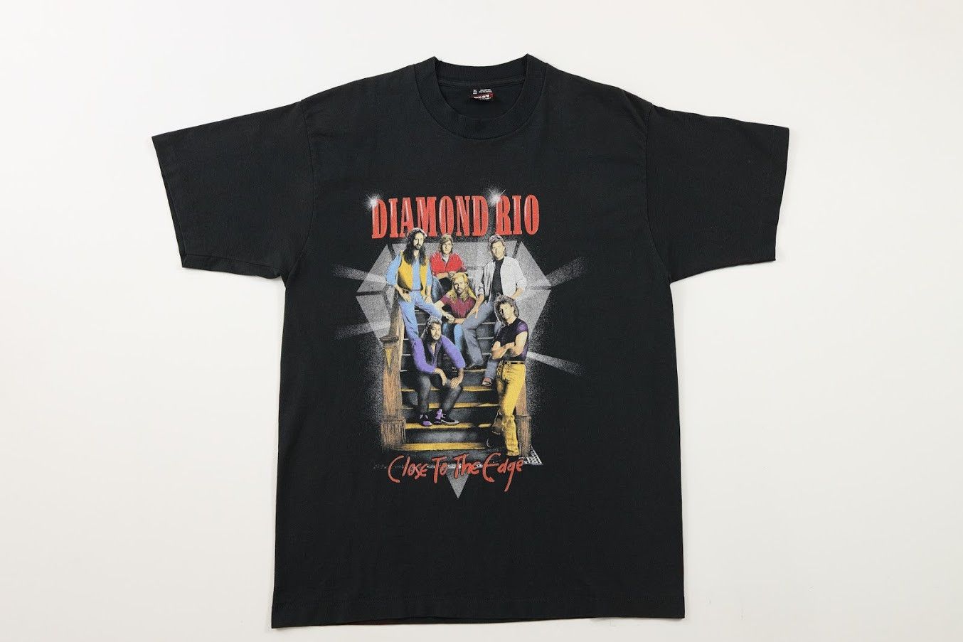Vintage 90s Diamond Rio Close to the Edge 1993 Tour Romeo Band Tee ...