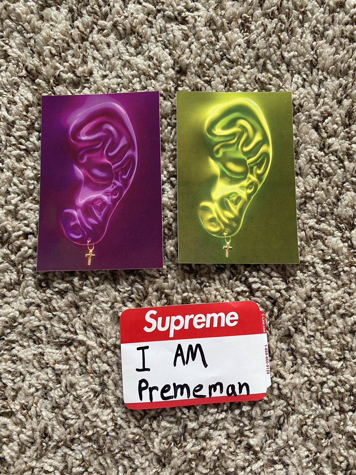 Supreme Supreme Ear Sticker set | Grailed