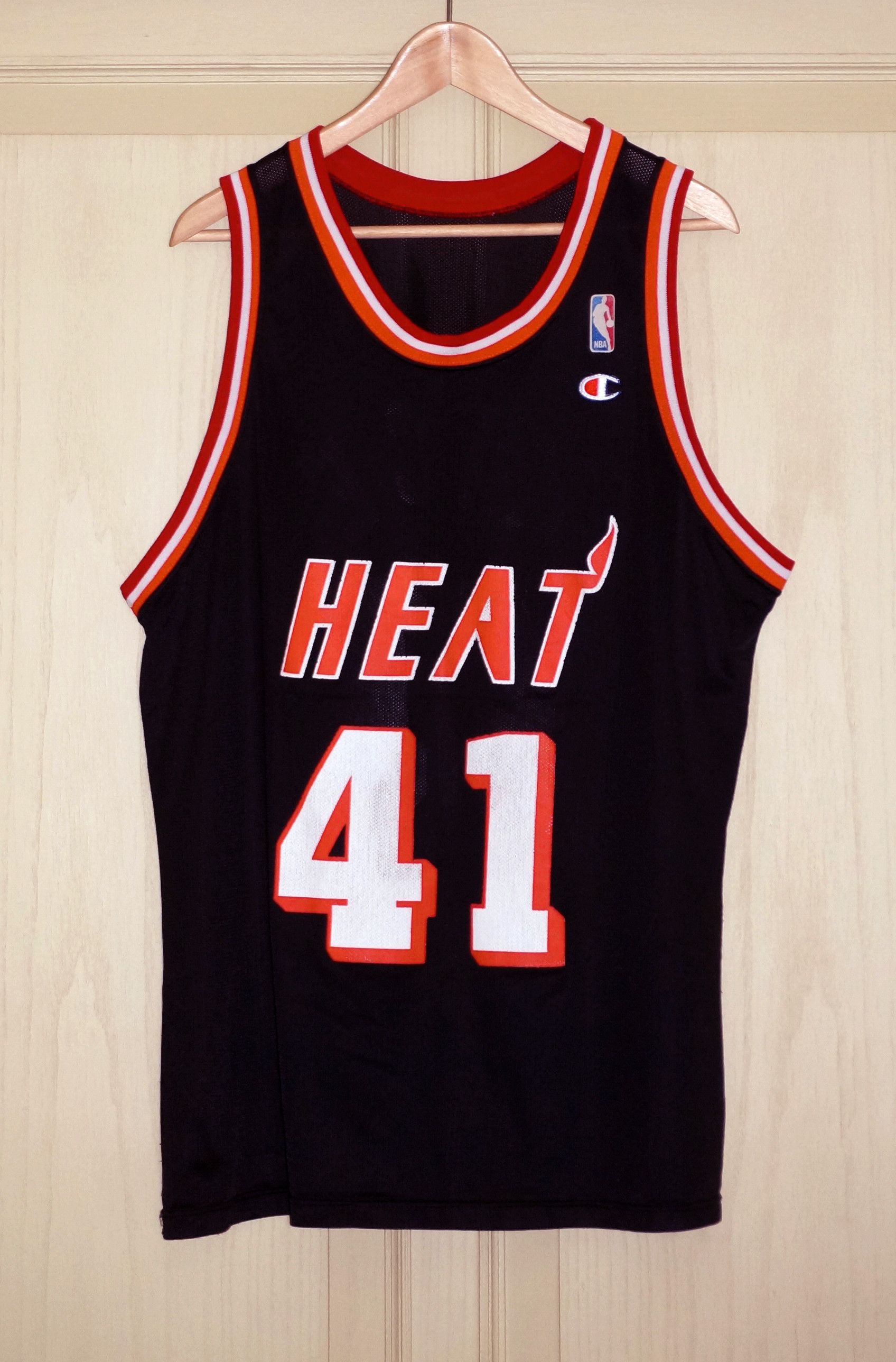 Champion Rare Vintage Glen Rice Miami Heat Jersey NBA Basketball 90s ...