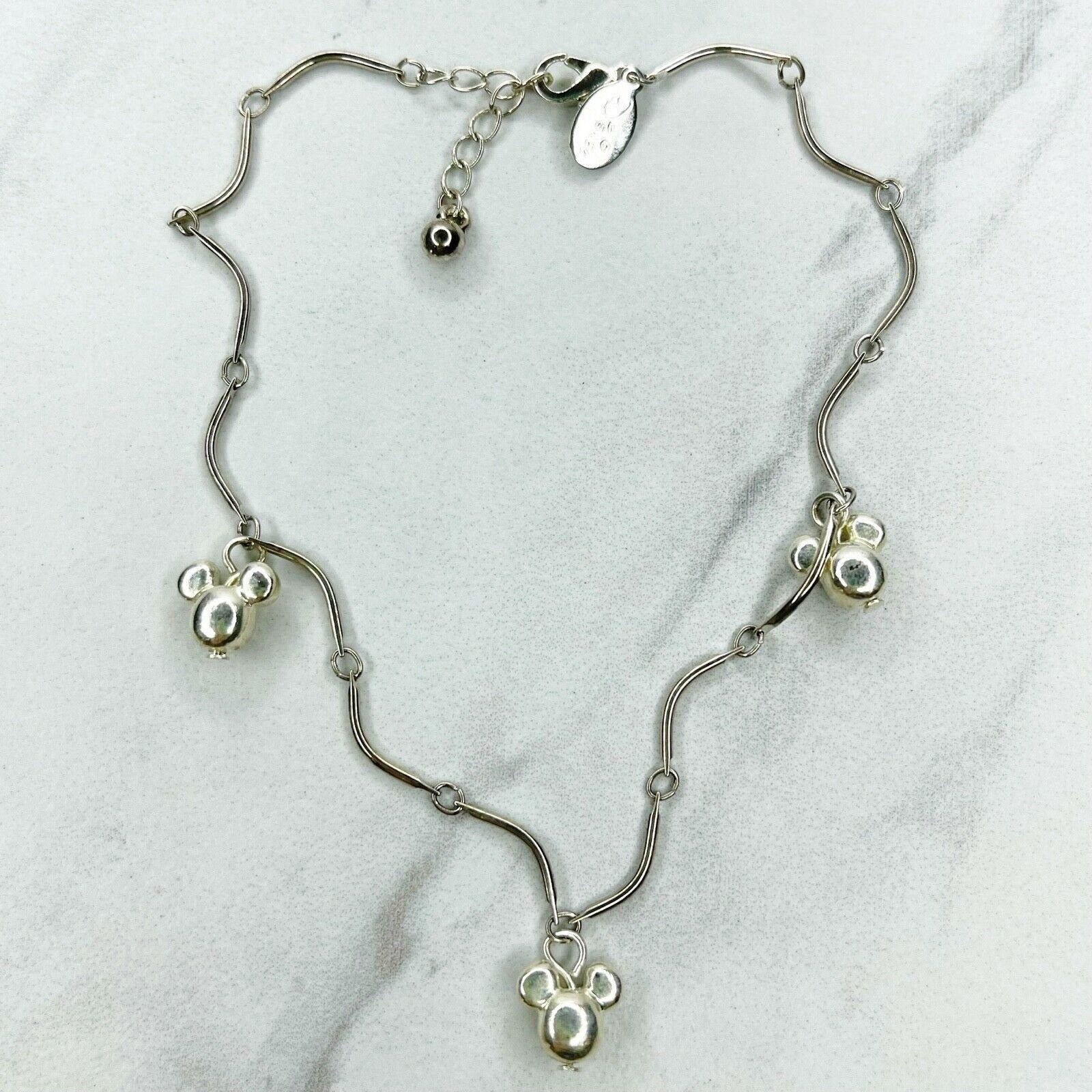 Disney Disney Silver Tone Mickey Mouse Chain Link Bracelet 9.5" | Grailed