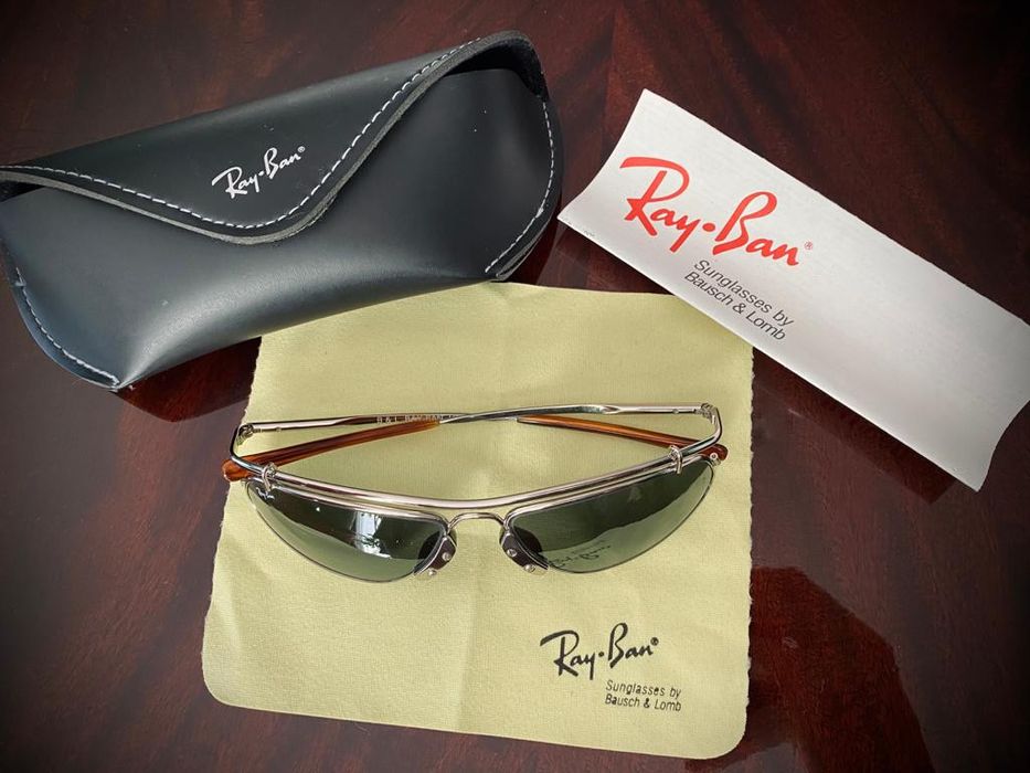 RayBan Ray-Ban "inertia" W2394 chrome sunglasses biker harley | Grailed