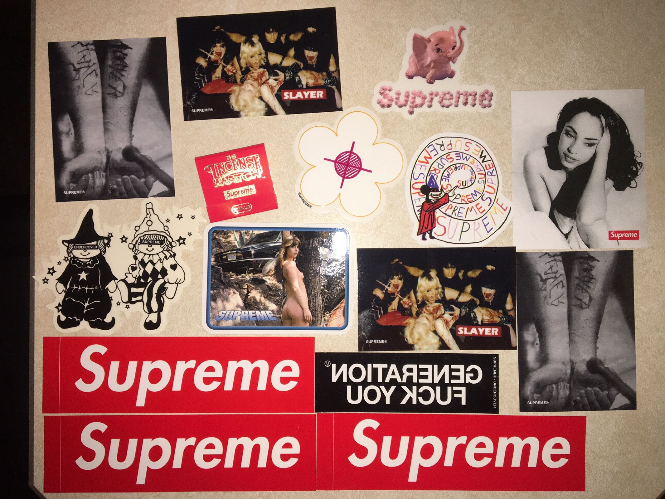Supreme Assorted Supreme Stickers | Grailed