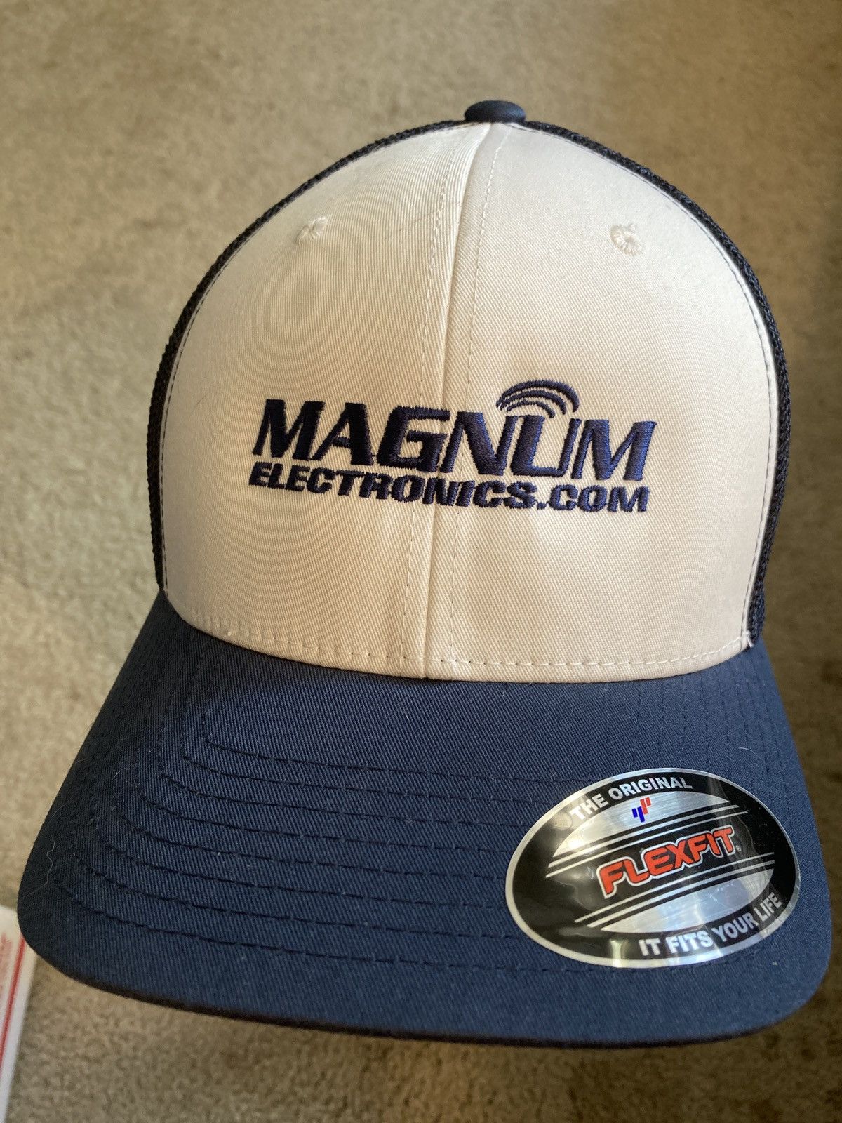 Vintage Magnum Electronics.com FlexFit Mesh hat golf cap | Grailed