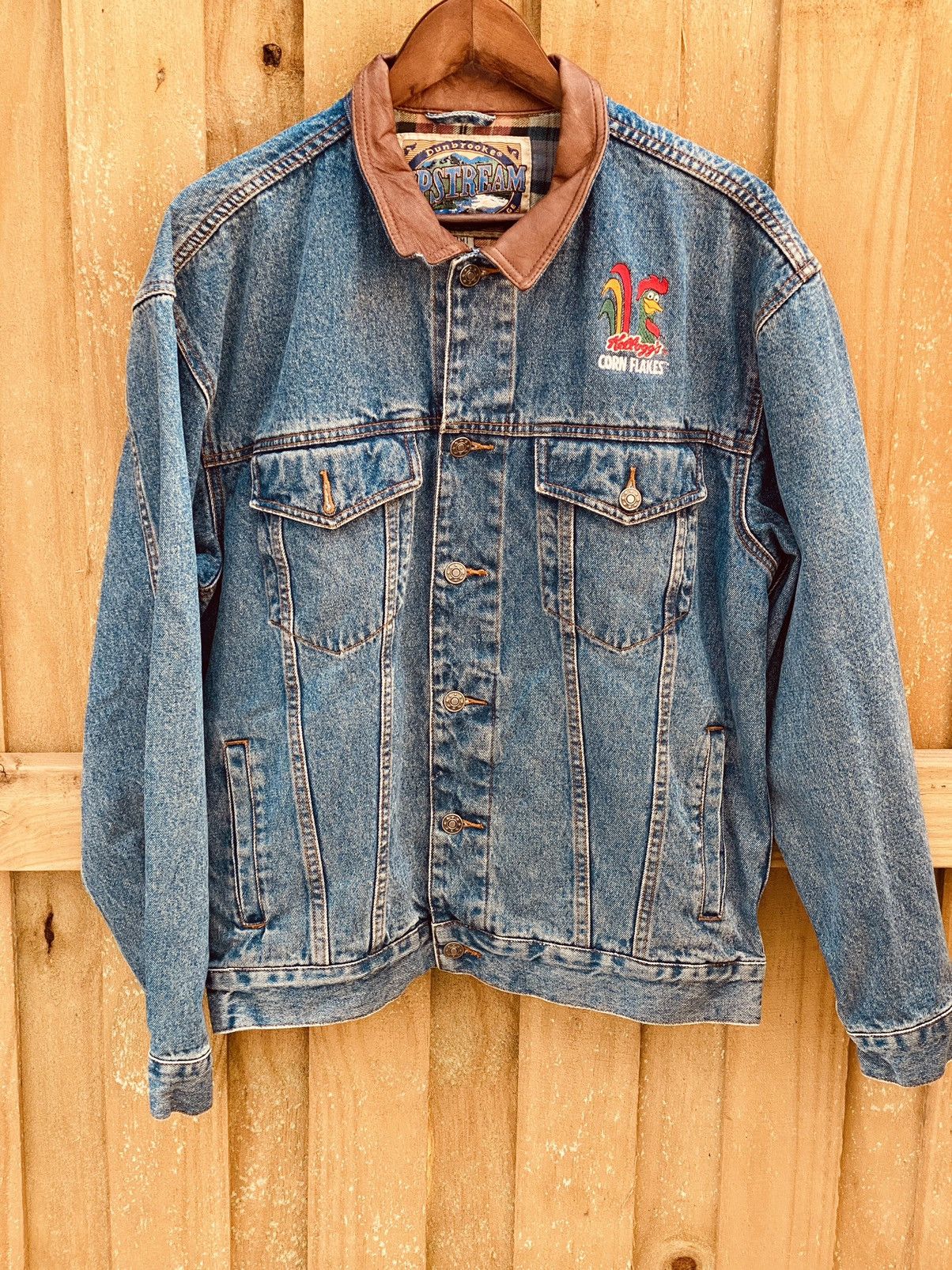 Vintage Vintage Kelloggs Corn Flakes Denim Jacket | Grailed