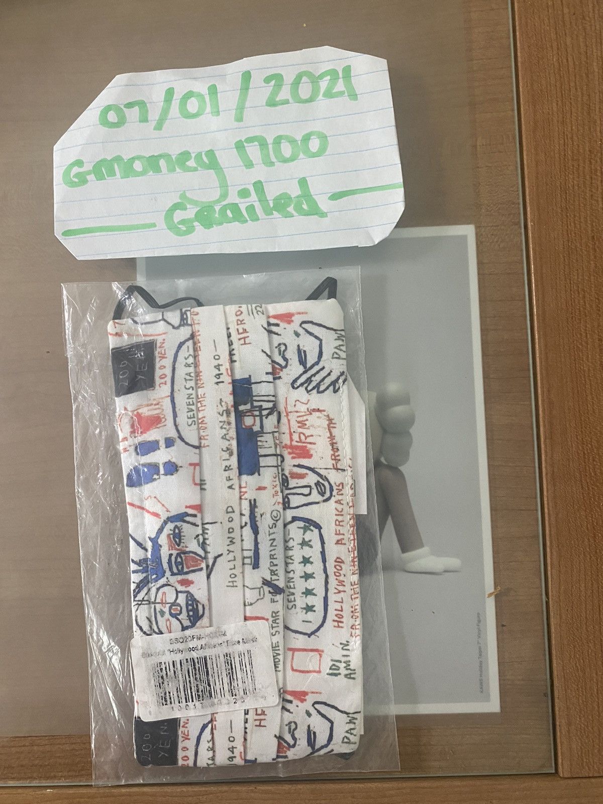 Jean Michel Basquiat Hollywood African mask | Grailed