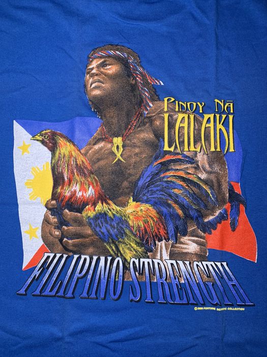 Vintage Filipino Strength Tshirt Medium | Grailed