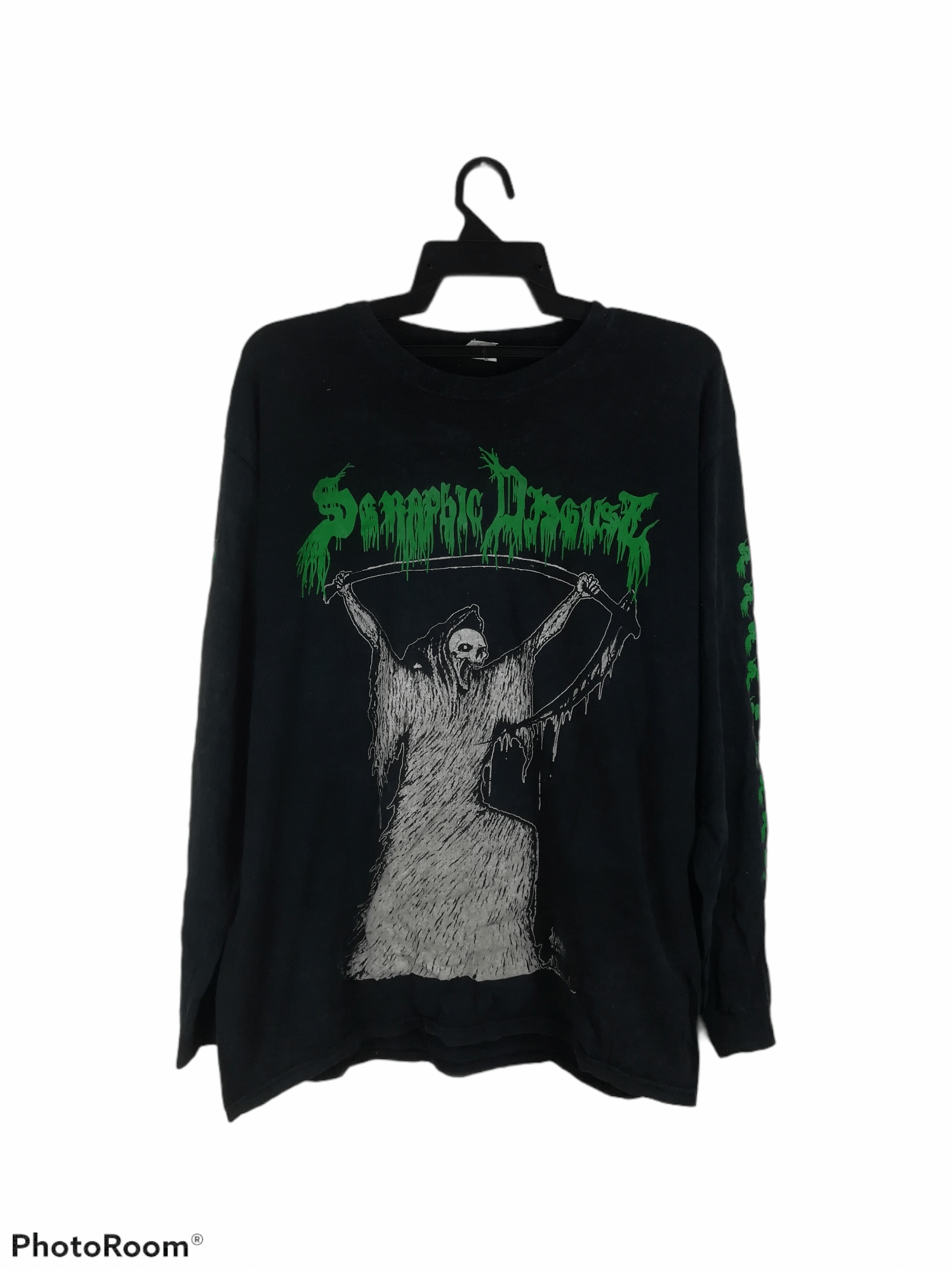 Band Tees × Tour Tee SERAPIC Disgust Metal Band Rare Design | Grailed