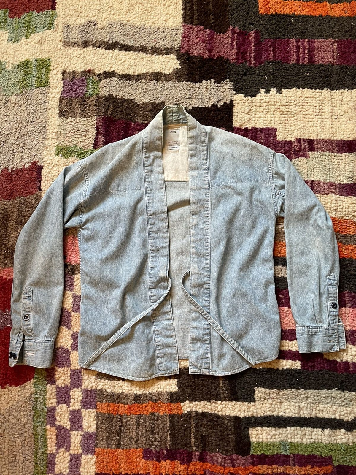Visvim Noragi Dmgd Denim Lt Blue | Grailed