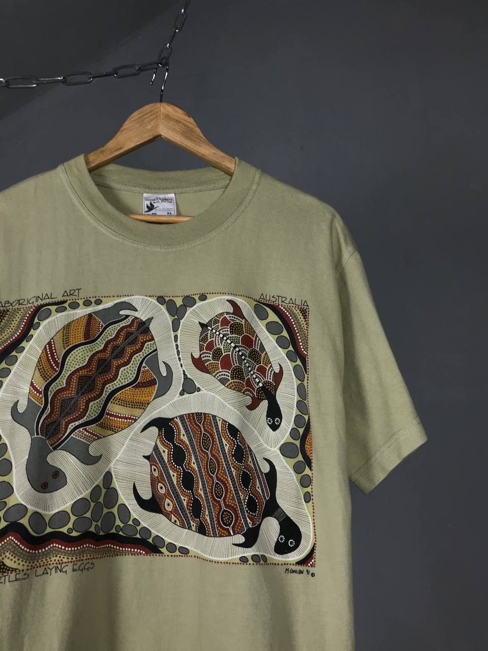 Vintage Aboriginal Art M Conlon 1991 Australia tee | Grailed