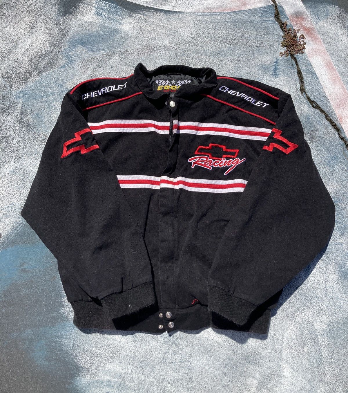 Chevy × Racing × Vintage Vintage 90’s Chevrolet Racing Jacket Pit Crew ...