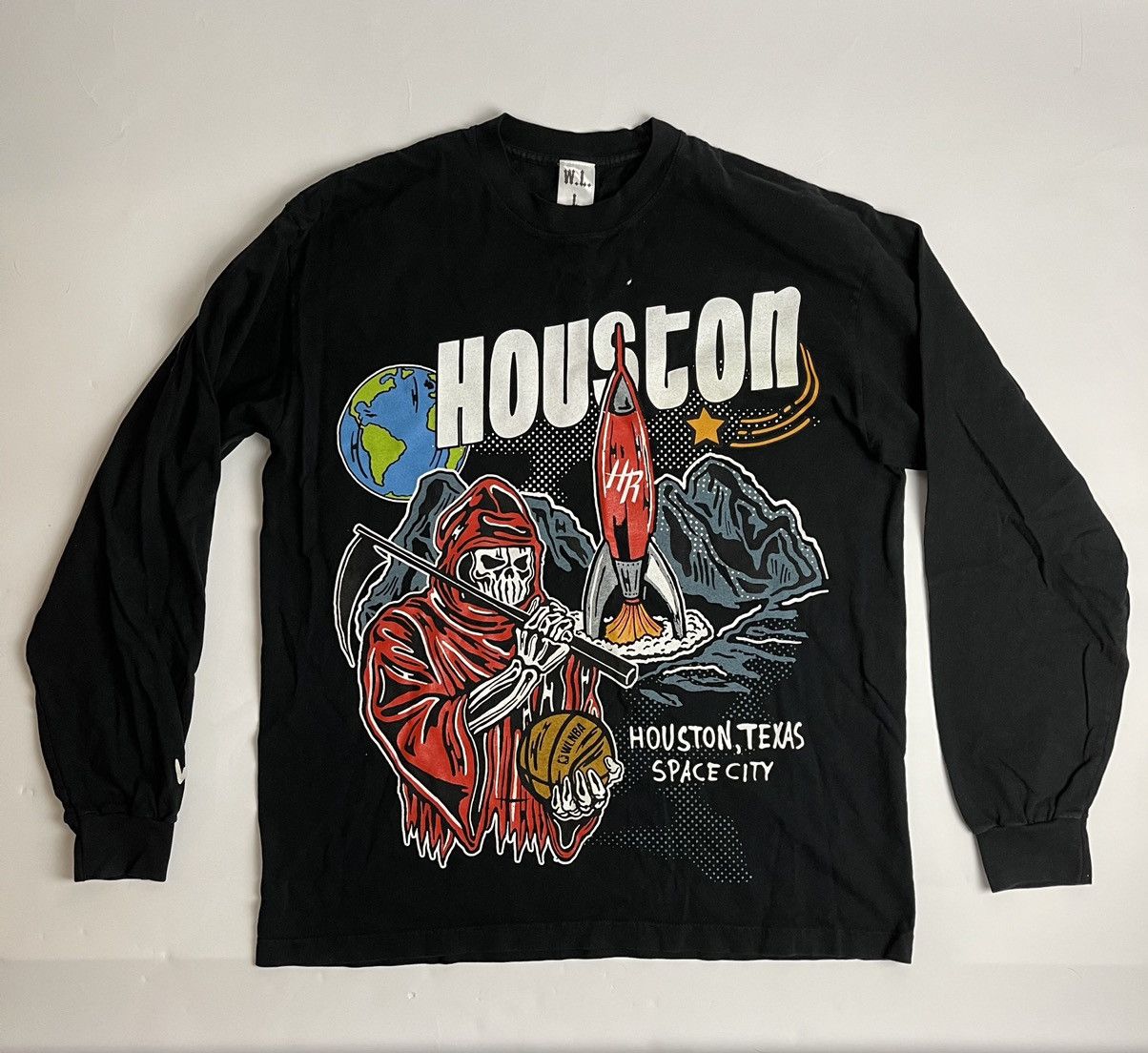 Warren Lotas Warren Lotas Space Exploration Houston Rockets Longsleeve ...