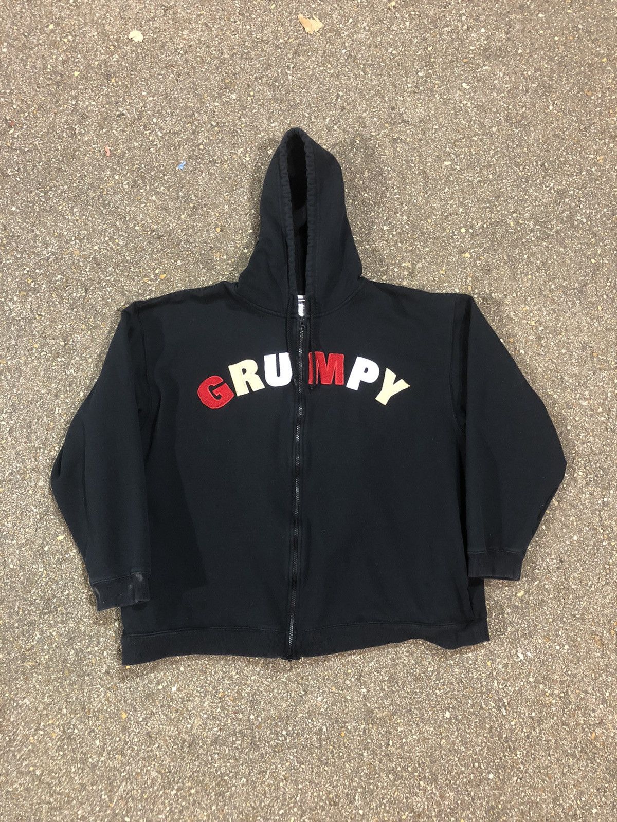 Disney × Streetwear × Vintage Y2K Grumpy Disney Hoodie Jacket Black ...