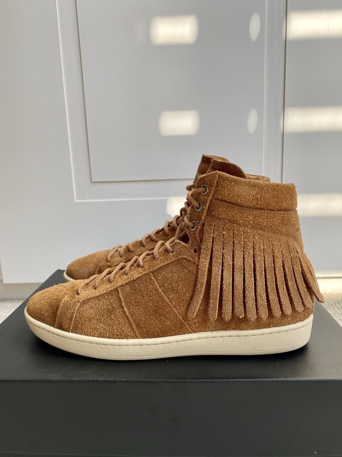 Saint Laurent Paris × Yves Saint Laurent Saint Laurent Paris SLP suede ...