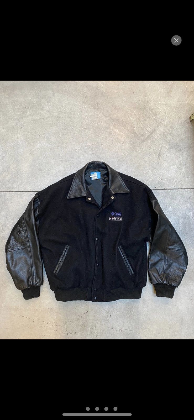 Streetwear × Vintage Vintage Varsity Jacket Java Software Programming ...