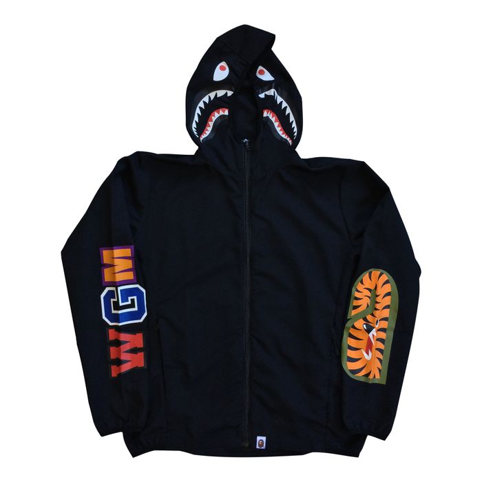 Bape Bape WGM Shark Mesh Windbreaker Jacket | Grailed