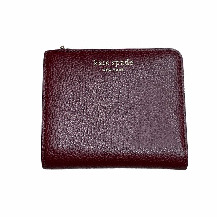 Kate Spade Kate Spade eva small l-zip bifold wallet in Cherrywook | Grailed