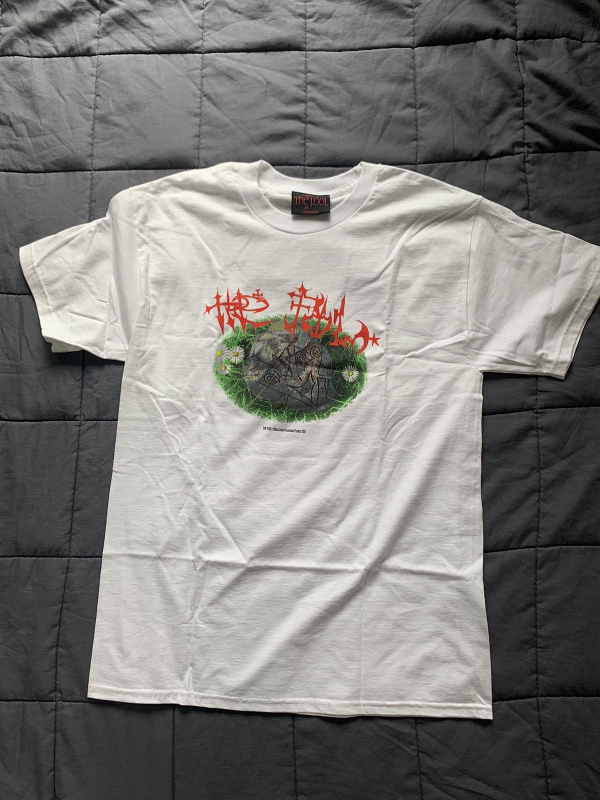 Sad Boys Bladee The Fool Album Shirt White Rock Grass | Grailed