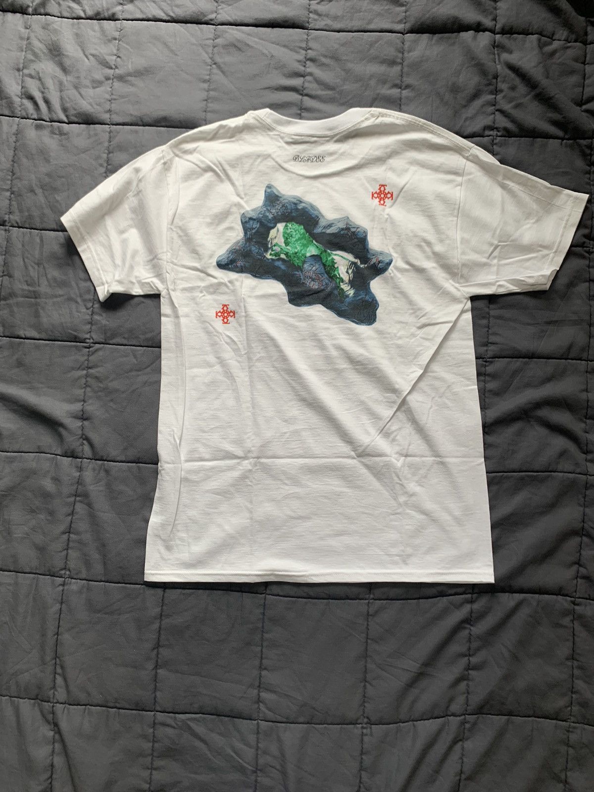 Sad Boys Bladee The Fool Album Shirt White Rock Grass | Grailed