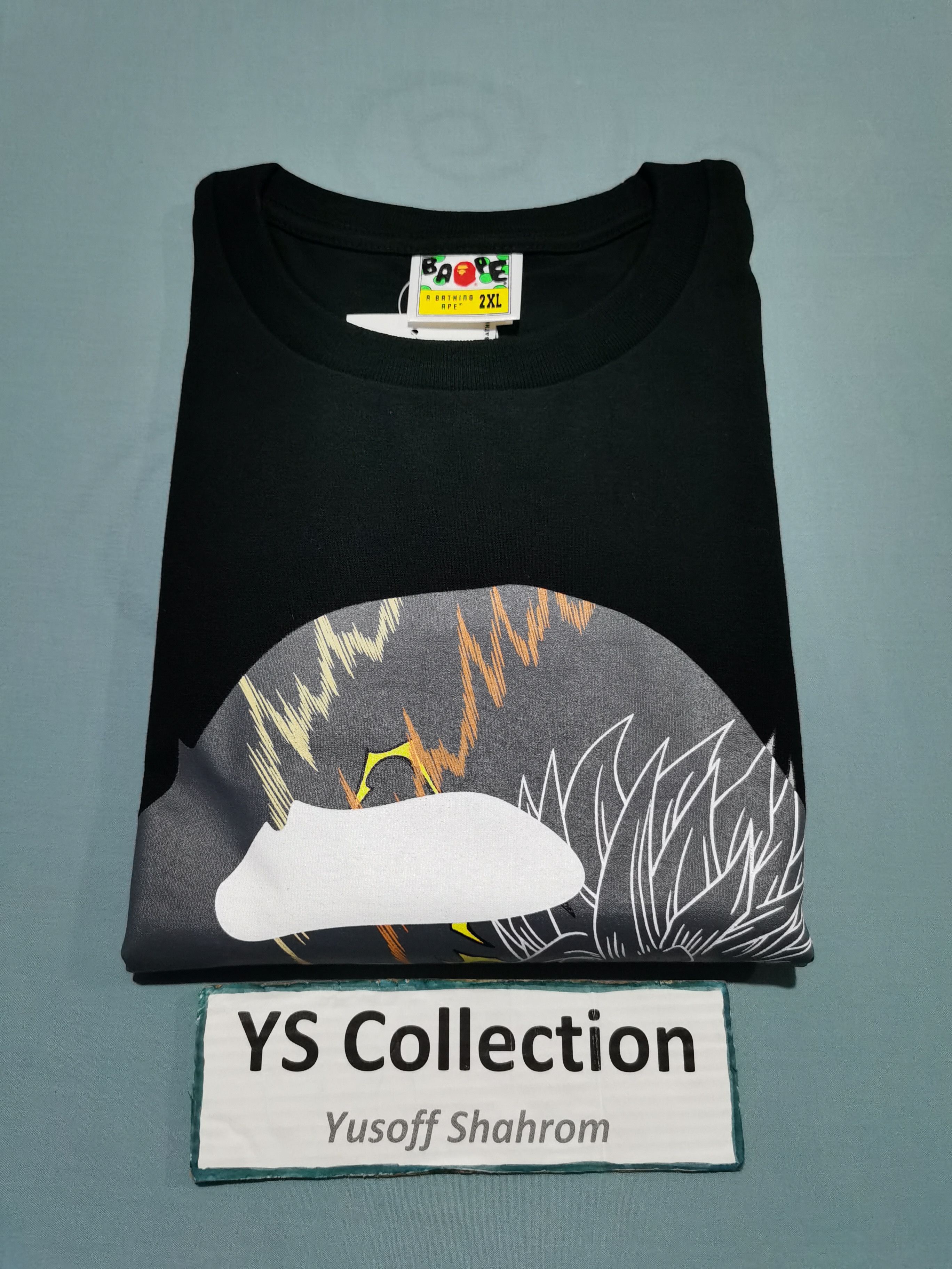 Bape Bape x Dragon Ball Z Son Gohan Ape Head Tee | Grailed