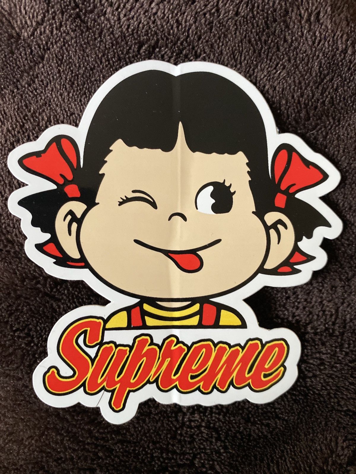 Supreme Supreme Candy Girl Sticker Red | Grailed