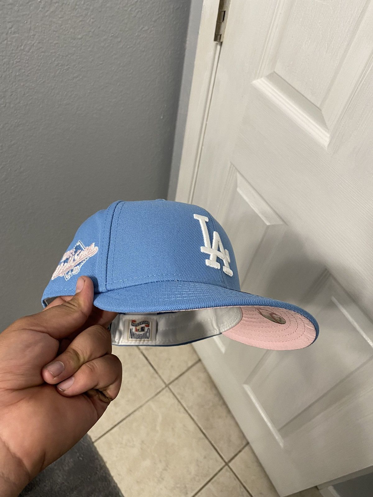 New Era Cotton candy Dodgers fitted hat | Grailed