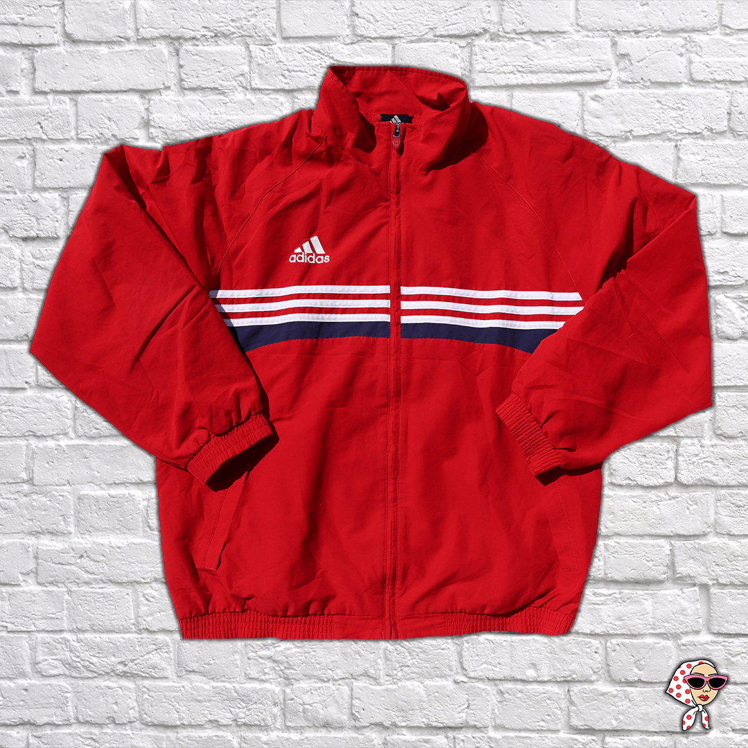 Adidas ADIDAS RED TRACK JACKET | Grailed